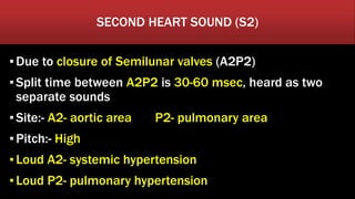 Cardiac auscultation | PPTX