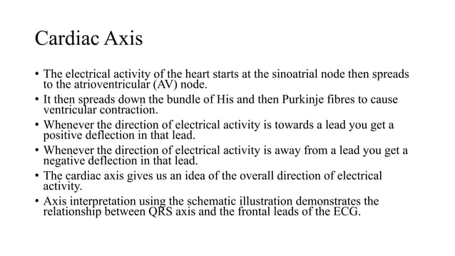 Cardiac axis | PPTX | Heart and Cardiovascular Diseases | Diseases and ...