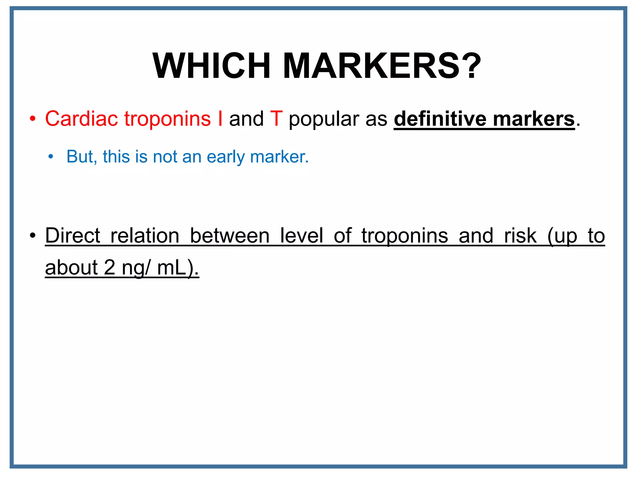 Cardiac biomarkers - I | PDF