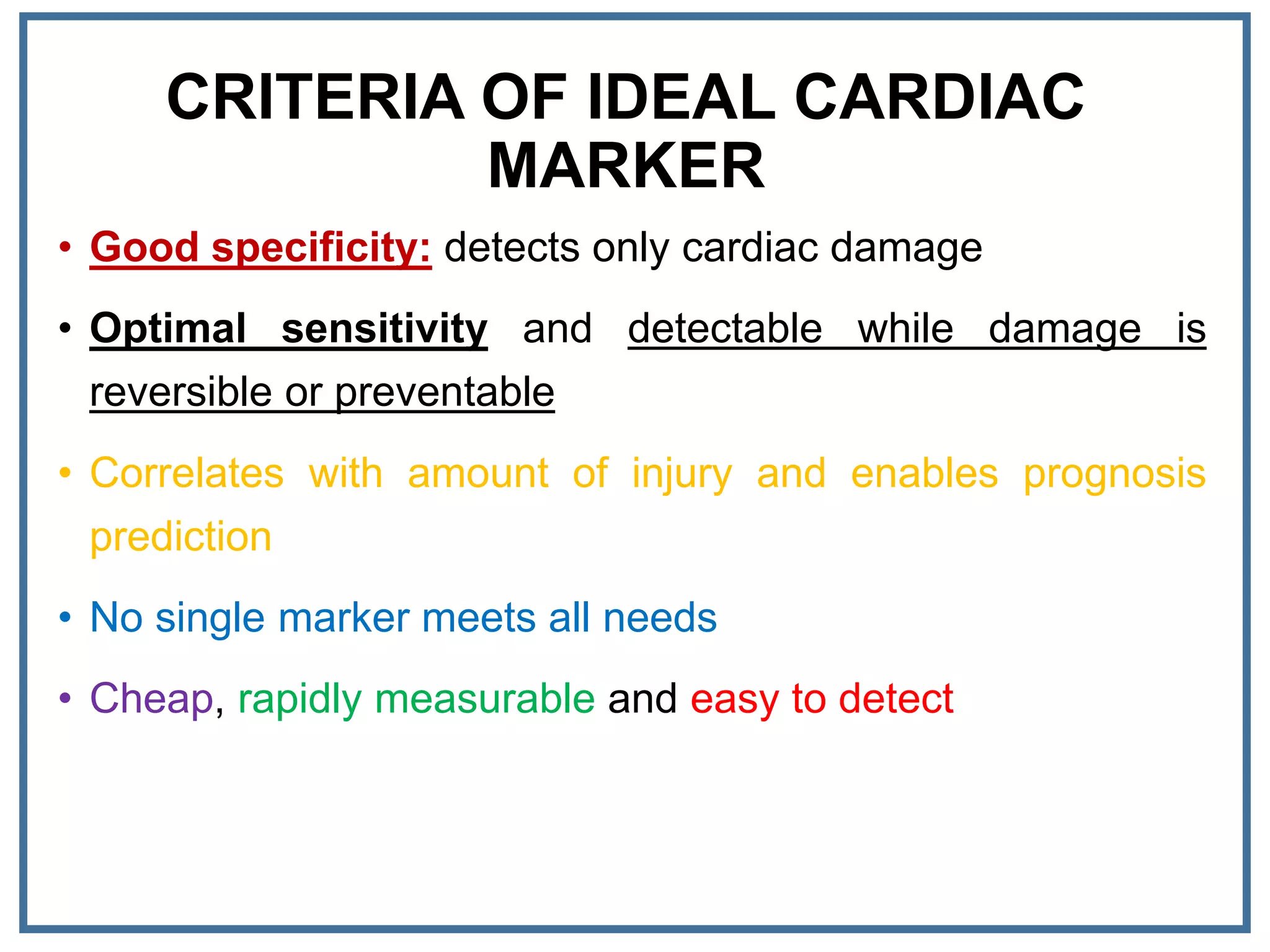 Cardiac biomarkers - I | PDF