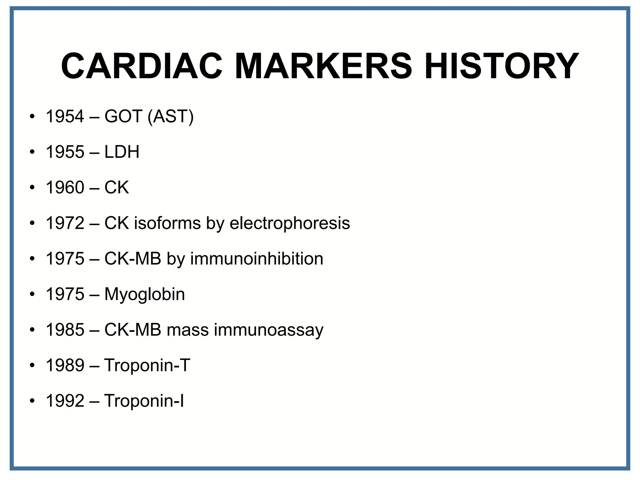 Cardiac biomarkers - I | PDF