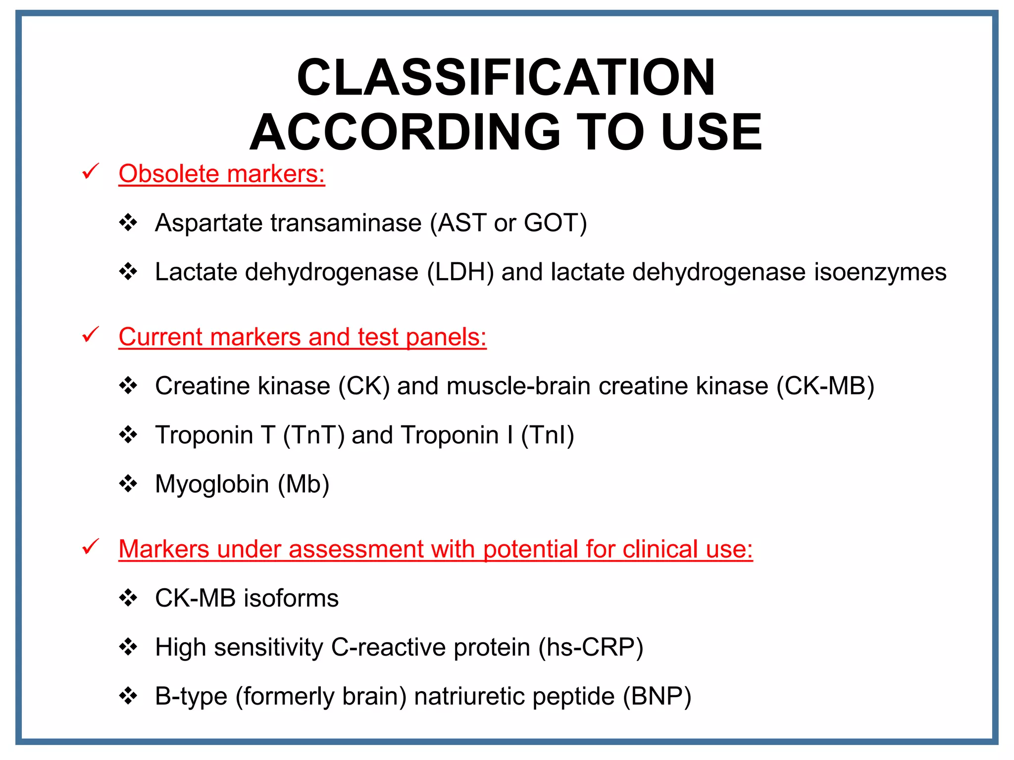 Cardiac biomarkers - I | PDF