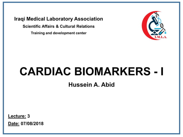 Cardiac biomarkers - I | PDF | Endocrine and Metabolic Diseases ...