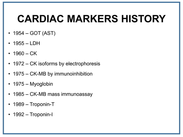 Cardiac biomarkers - I | PDF | Endocrine and Metabolic Diseases ...