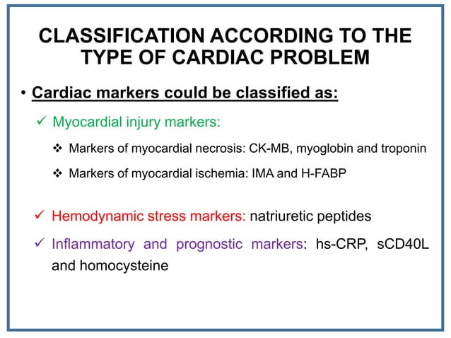 Cardiac biomarkers - I | PDF | Endocrine and Metabolic Diseases ...