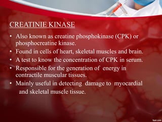Cardiac biomarkers clinical | PPTX