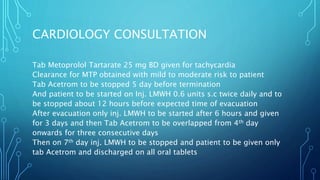 Cardiac Disease In Pregnancy For MTP a CASE PRESENTATION | PPT
