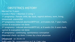 Cardiac Disease In Pregnancy For MTP a CASE PRESENTATION | PPTX