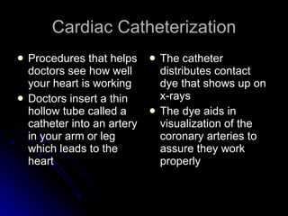 Cardiac catheterization | PPT