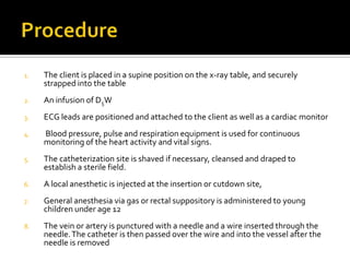 Cardiac catheterization | PPTX