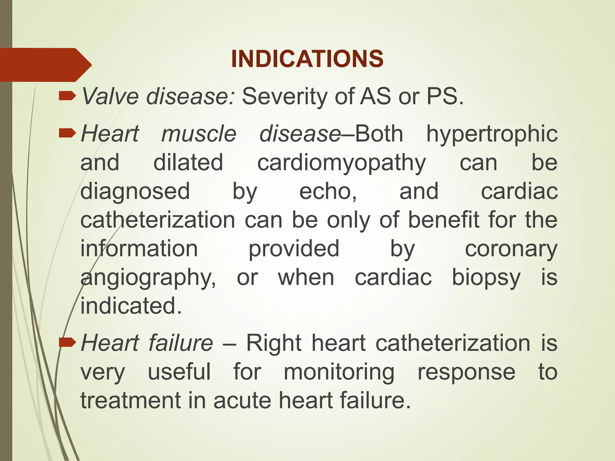 Cardiac catheterization | PPTX