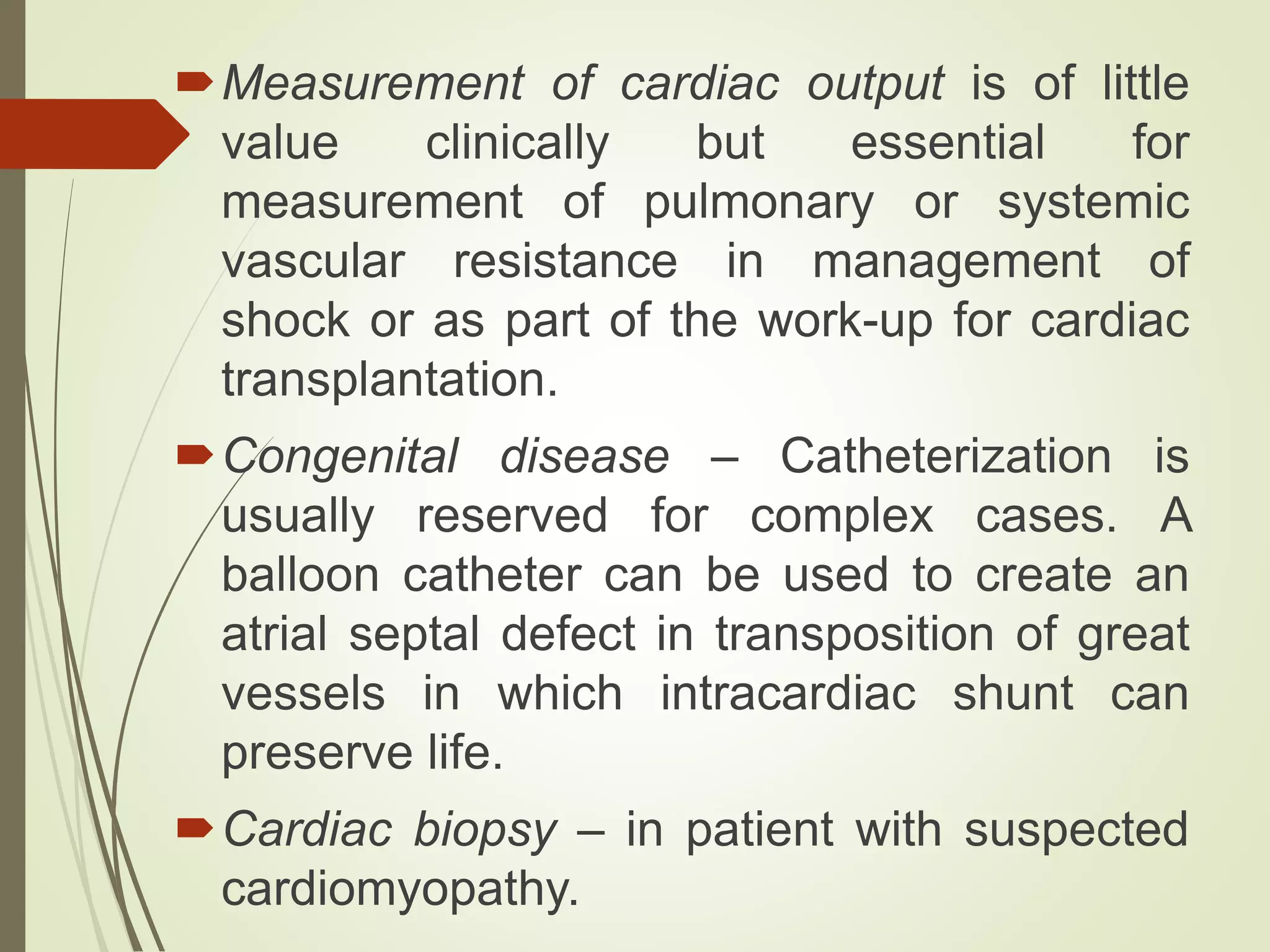 Cardiac catheterization | PPTX