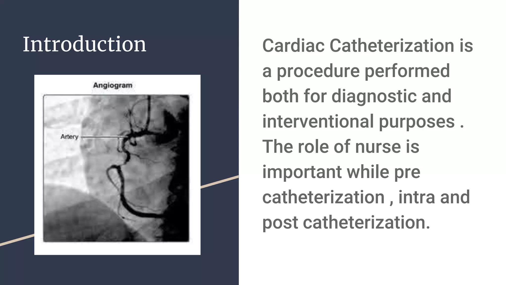 Cardiac catheterization | PPTX
