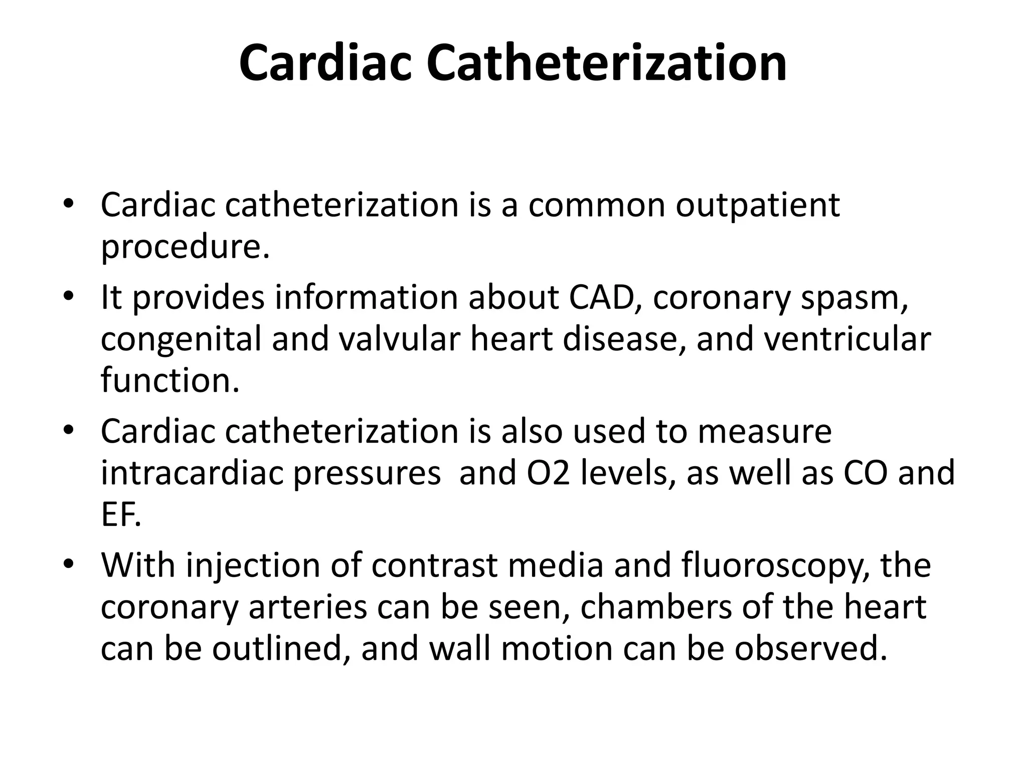 cardiac catheterization and coronary angiography (1).pptx