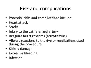 cardiac catheterization and coronary angiography (1).pptx