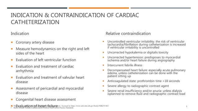 CARDIAC CATHETERIZATION IN CONGENITAL HEART DISEASE.pptx | First Aid ...