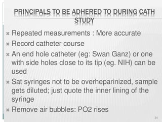 Cardiac cath principles in pediatrics | PPTX