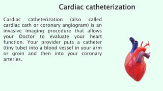 cardiac chathitarazation1.pptx........... | PPTX