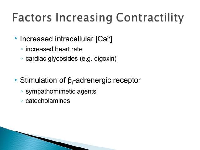 Cardiac contractility | PPT