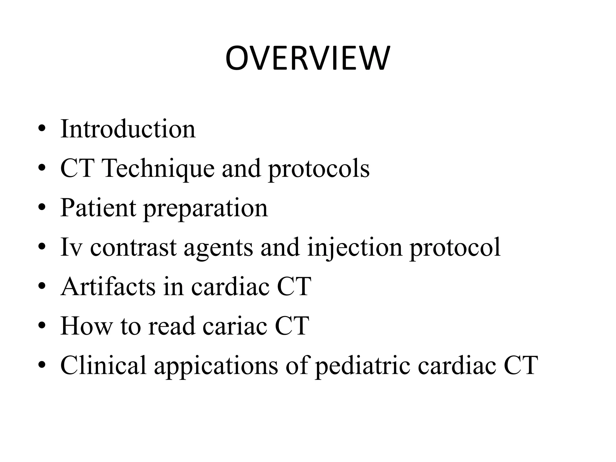 PEDIATRIC Cardiac ct | PPTX