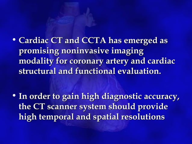 Cardiac ct ccta | PPT | Heart and Cardiovascular Diseases | Diseases ...