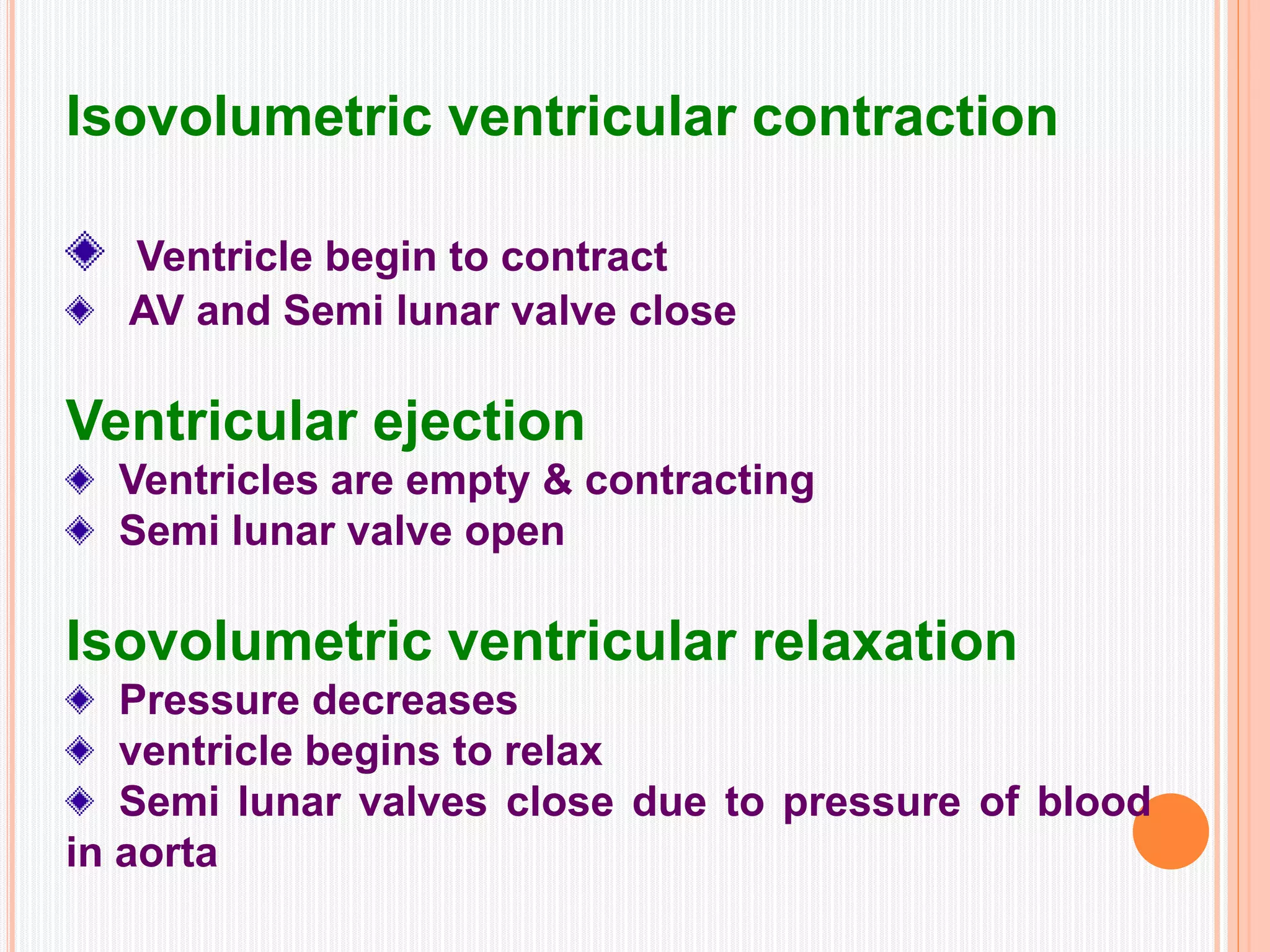 Cardiac cycle | PPTX