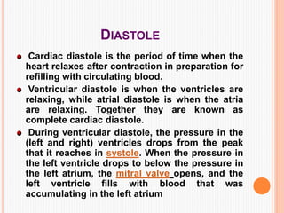 Cardiac cycle | PPTX