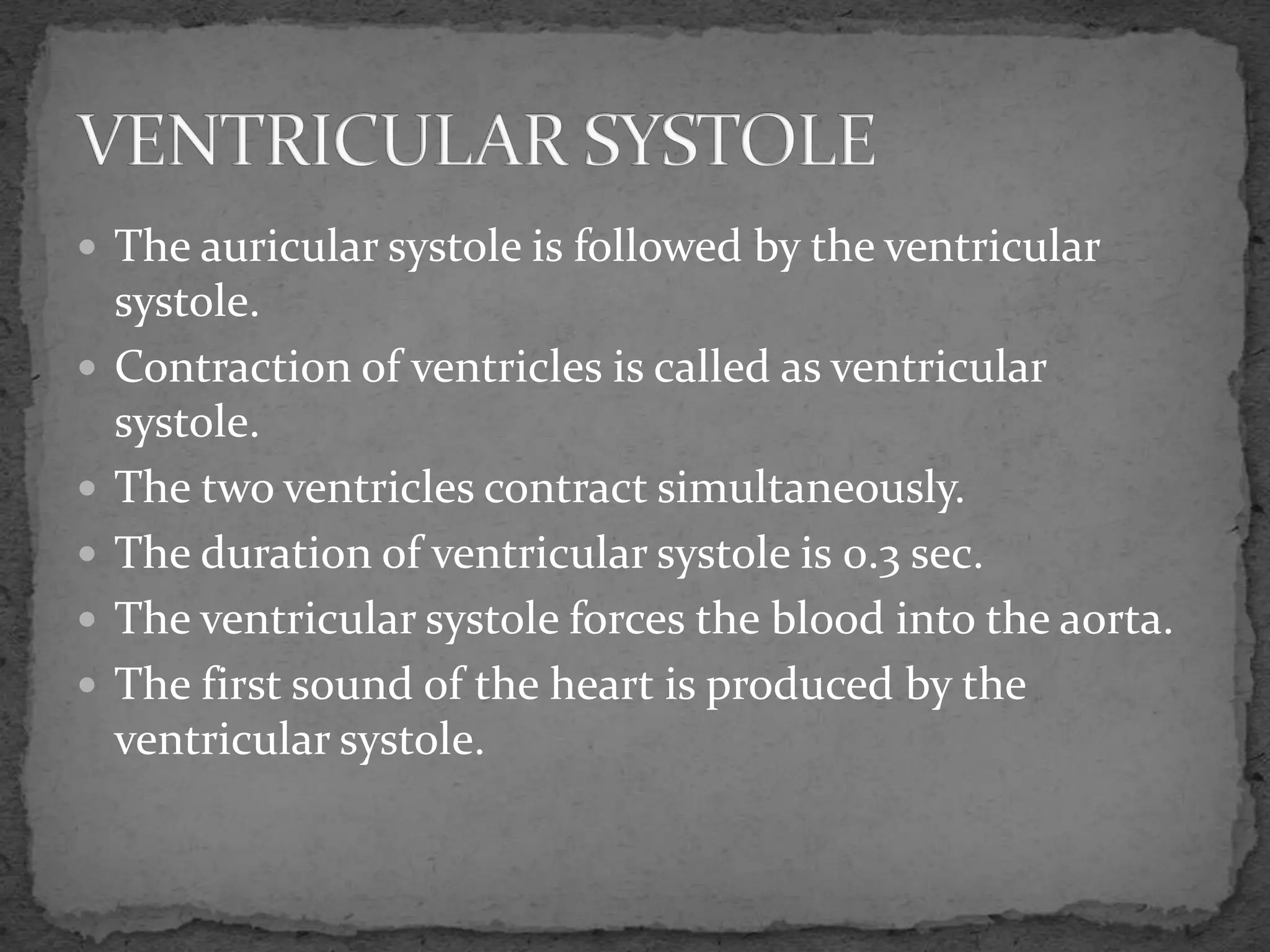Cardiac cycle - systole & diastole | PPTX