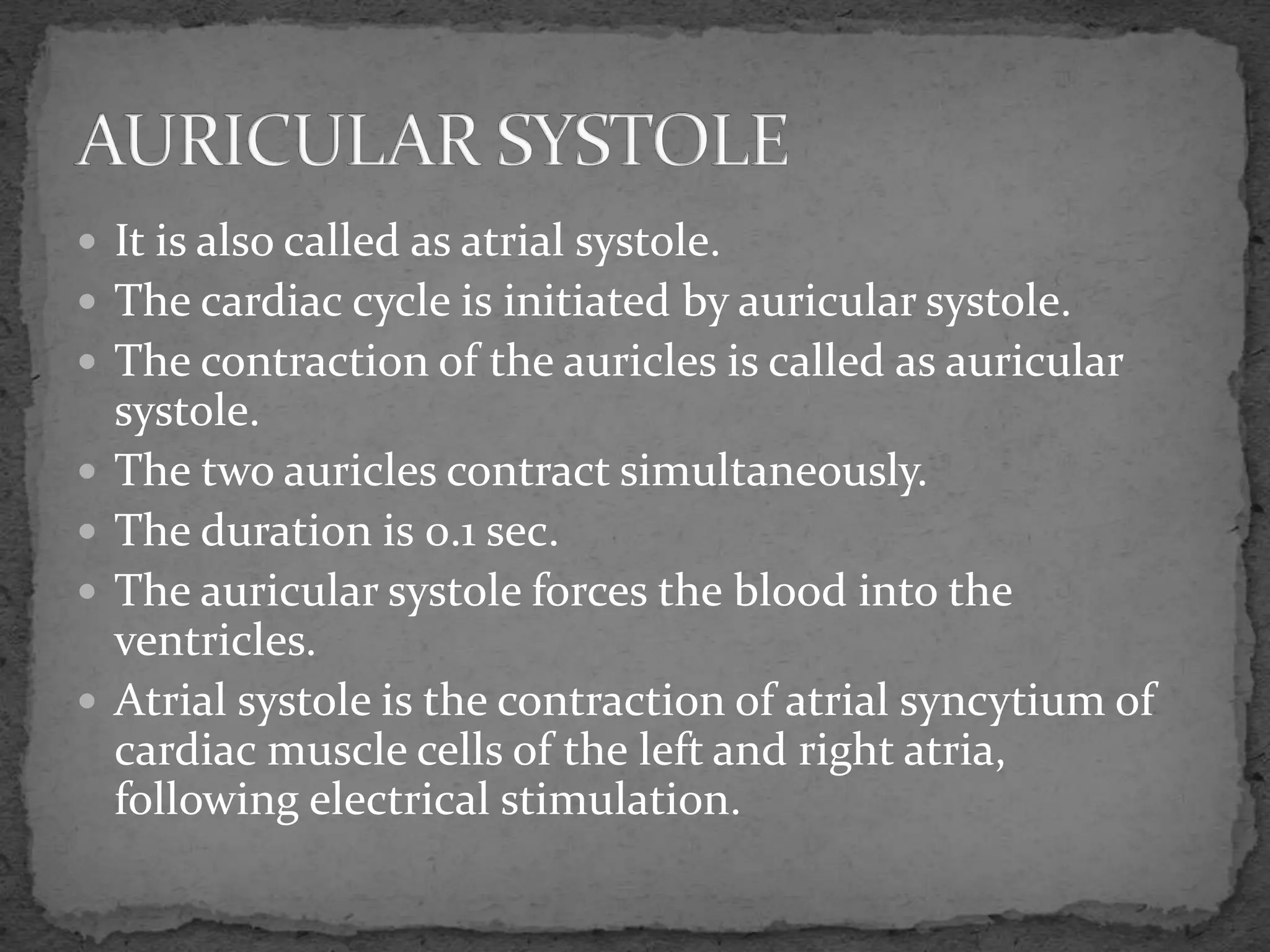 Cardiac cycle - systole & diastole | PPTX