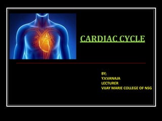 Cardiac cycle | PPTX