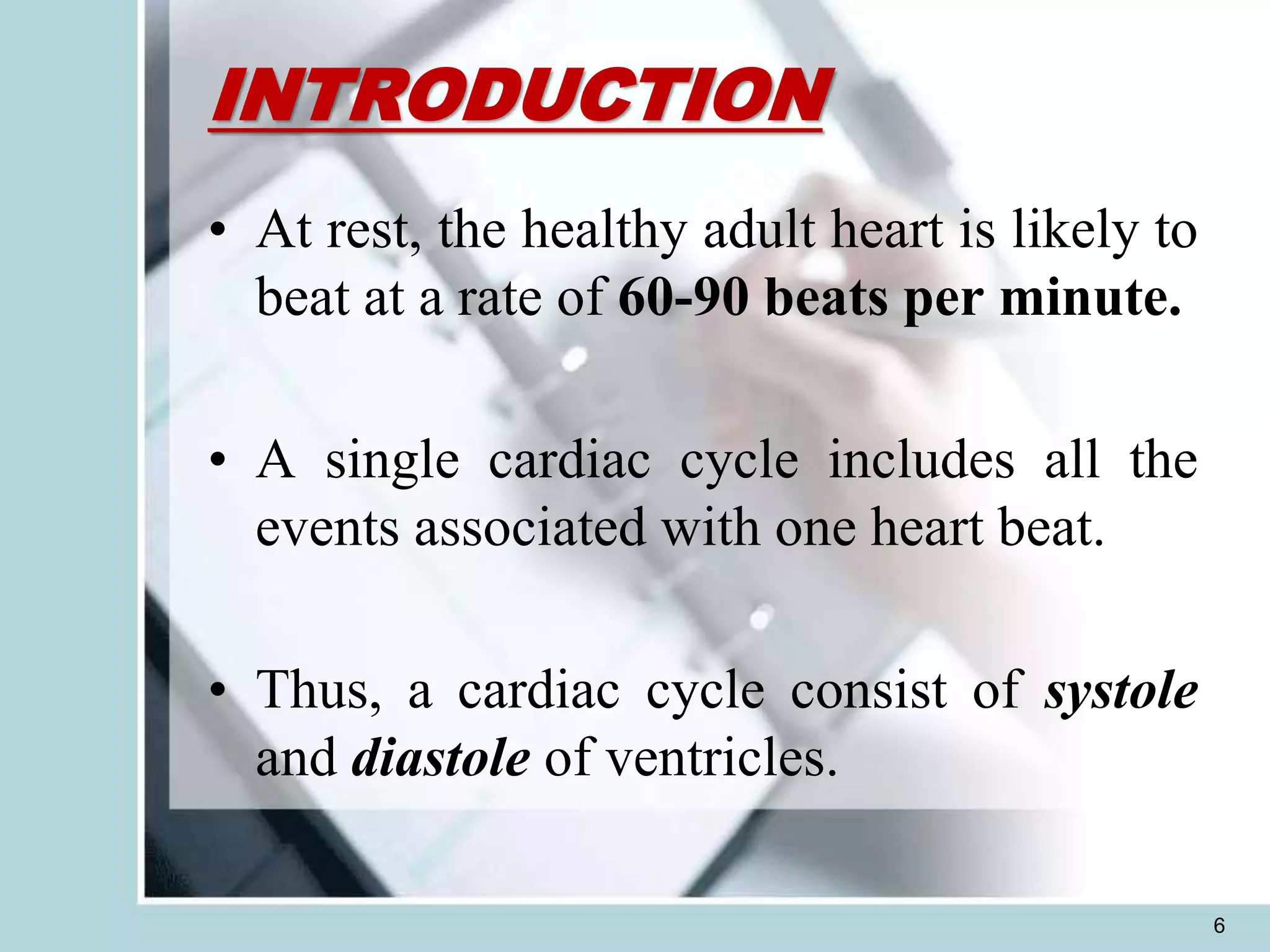 Cardiac cycle | PPTX