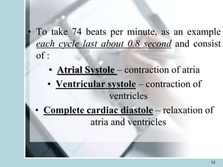 Cardiac cycle | PPTX