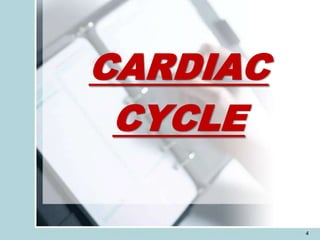 Cardiac cycle | PPTX