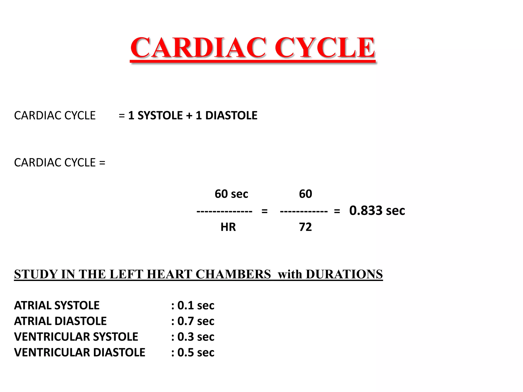 Cardiac cycle-Cardiac cycle - A Small Glimpses | PPT