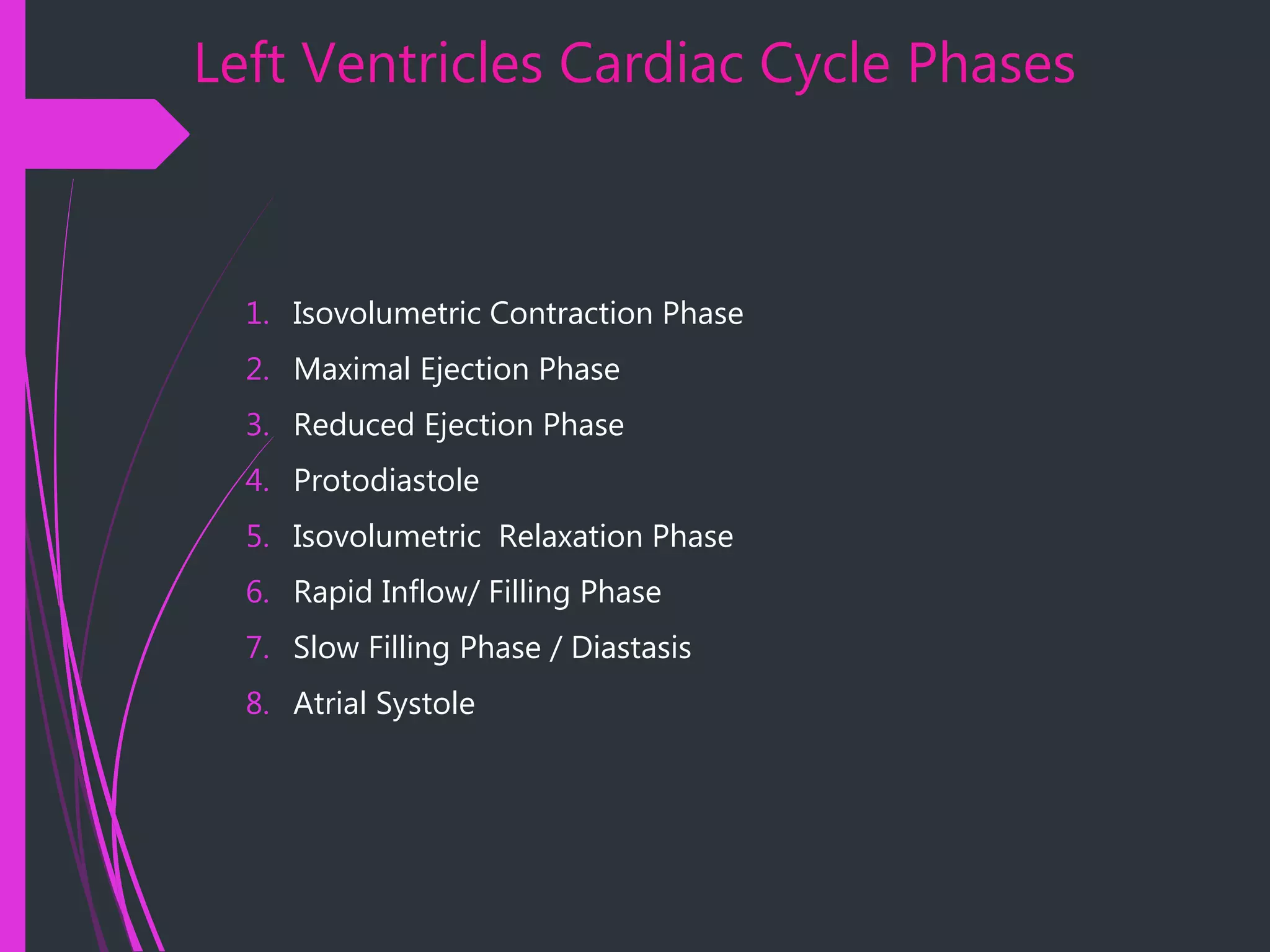 Cardiac cycle (The Guyton and Hall physiology) | PPTX