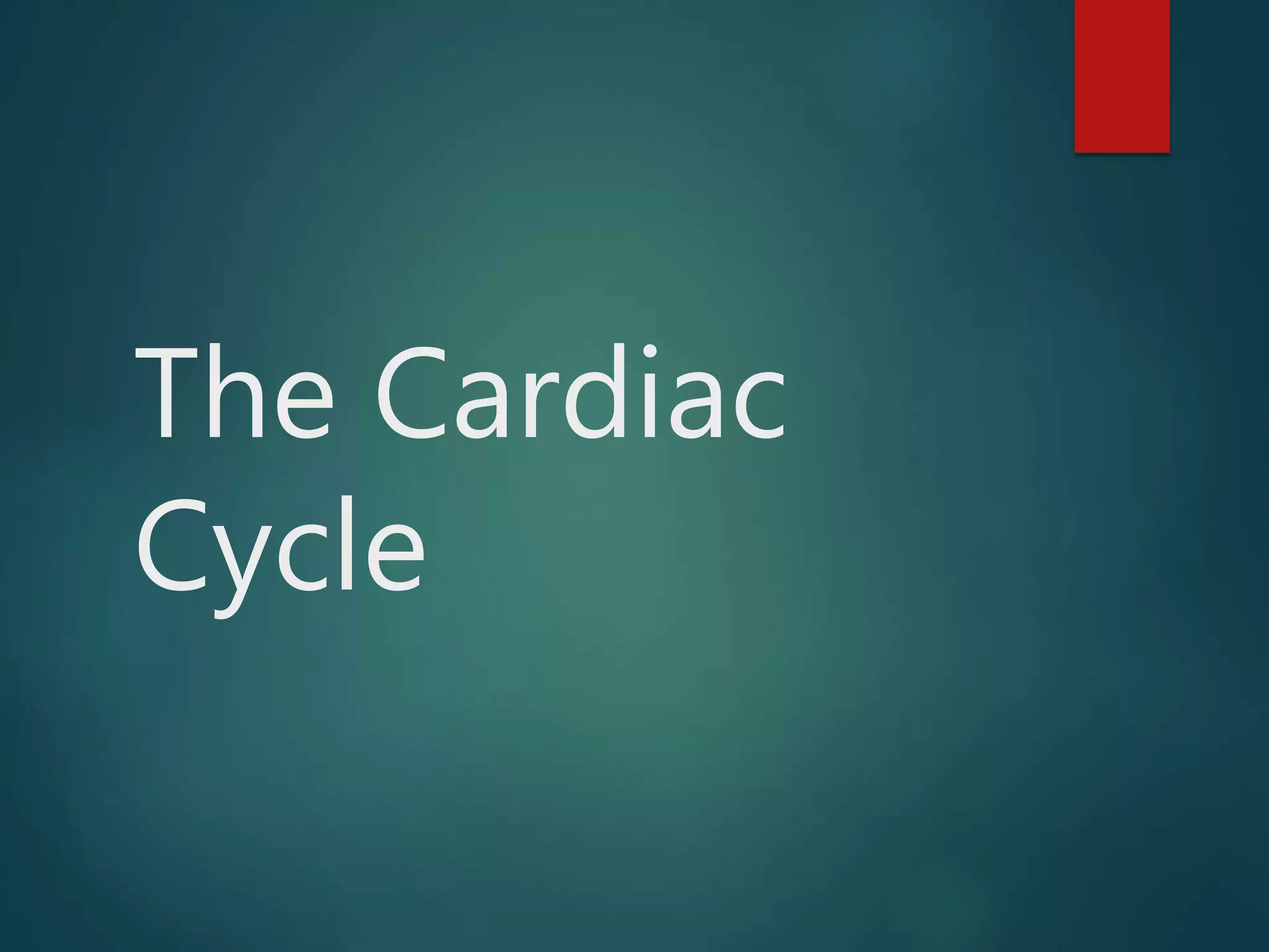 Cardiac cycle | PPT