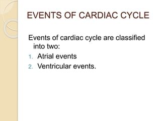 Cardiac cycle | PPTX | Heart and Cardiovascular Diseases | Diseases and ...