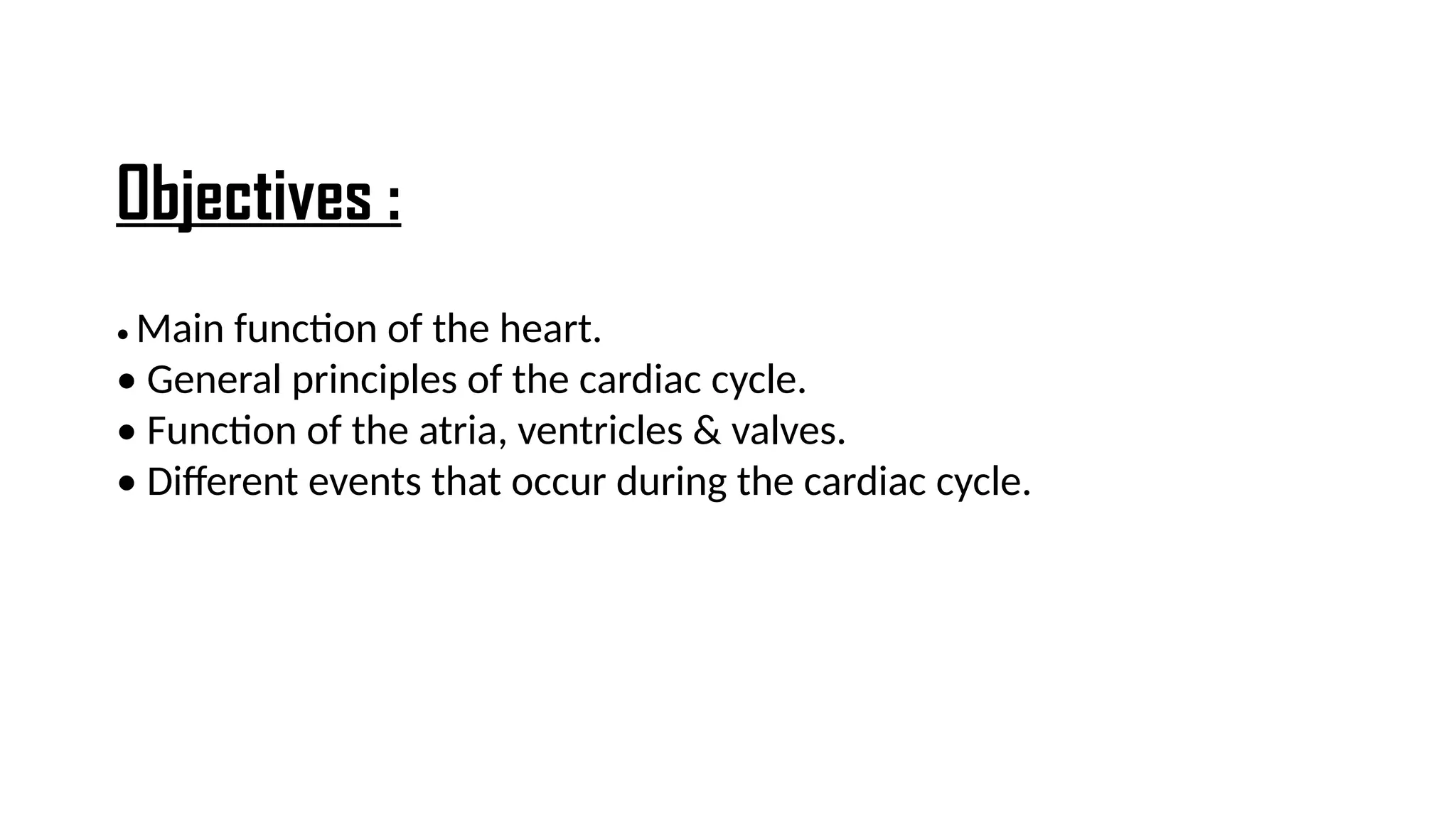 cardiac cycle basics and anesthetic implication | PPTX