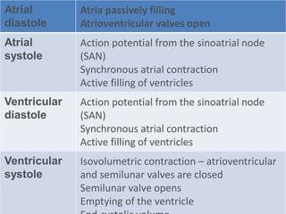 cardiac cycle PDF Systole and diastole | PDF | Heart and Cardiovascular ...