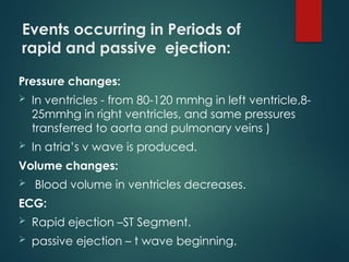cardiac cycle.ppt and events occurring during cardiac cyclex | PPTX