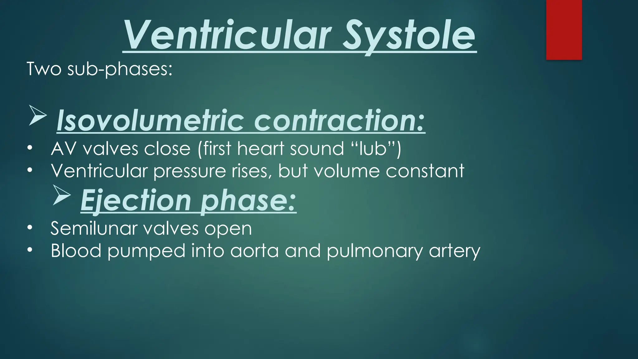 CARDIAC CYCLE, Phases of Cardiac Cycle.pptx