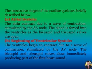 Cardiac cycle (Human Heart) | PPTX