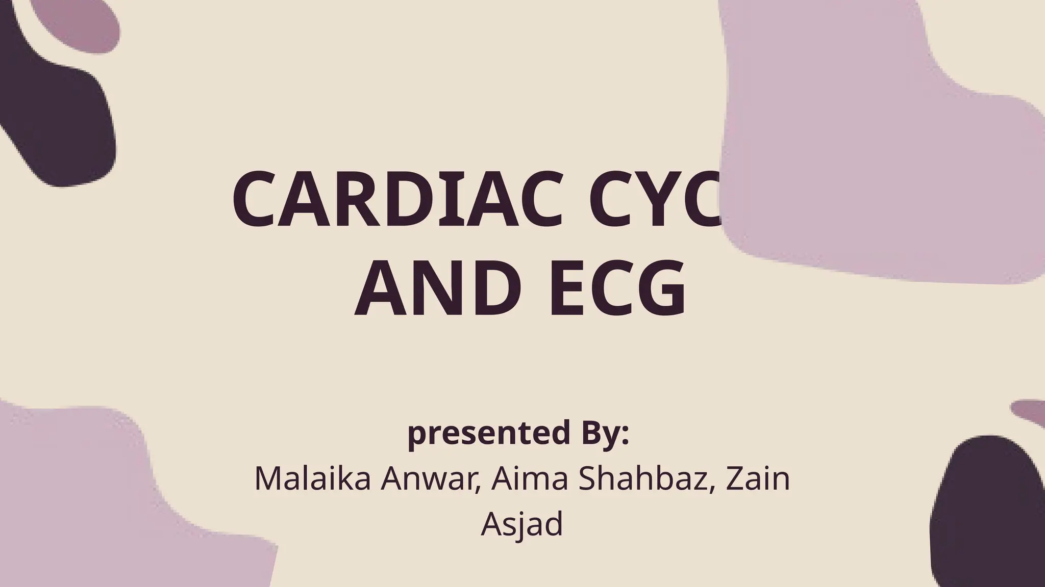 Cardiac cycle and ECG physiology ppt.pptx