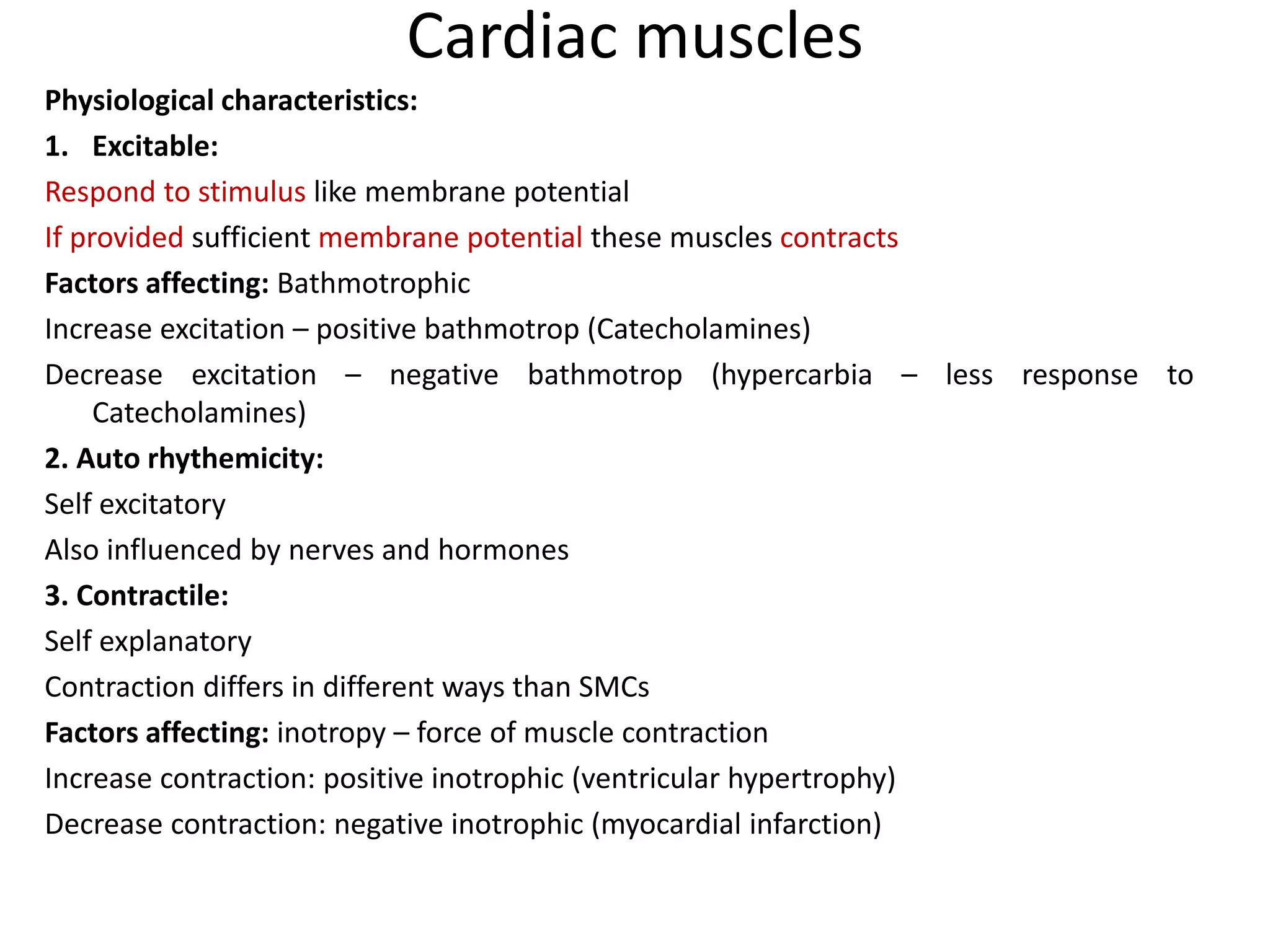 Heart - Blood Circulation and Function of cardiac muscles | PPT