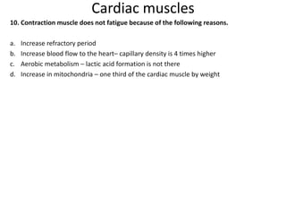 Heart - Blood Circulation and Function of cardiac muscles | PPTX