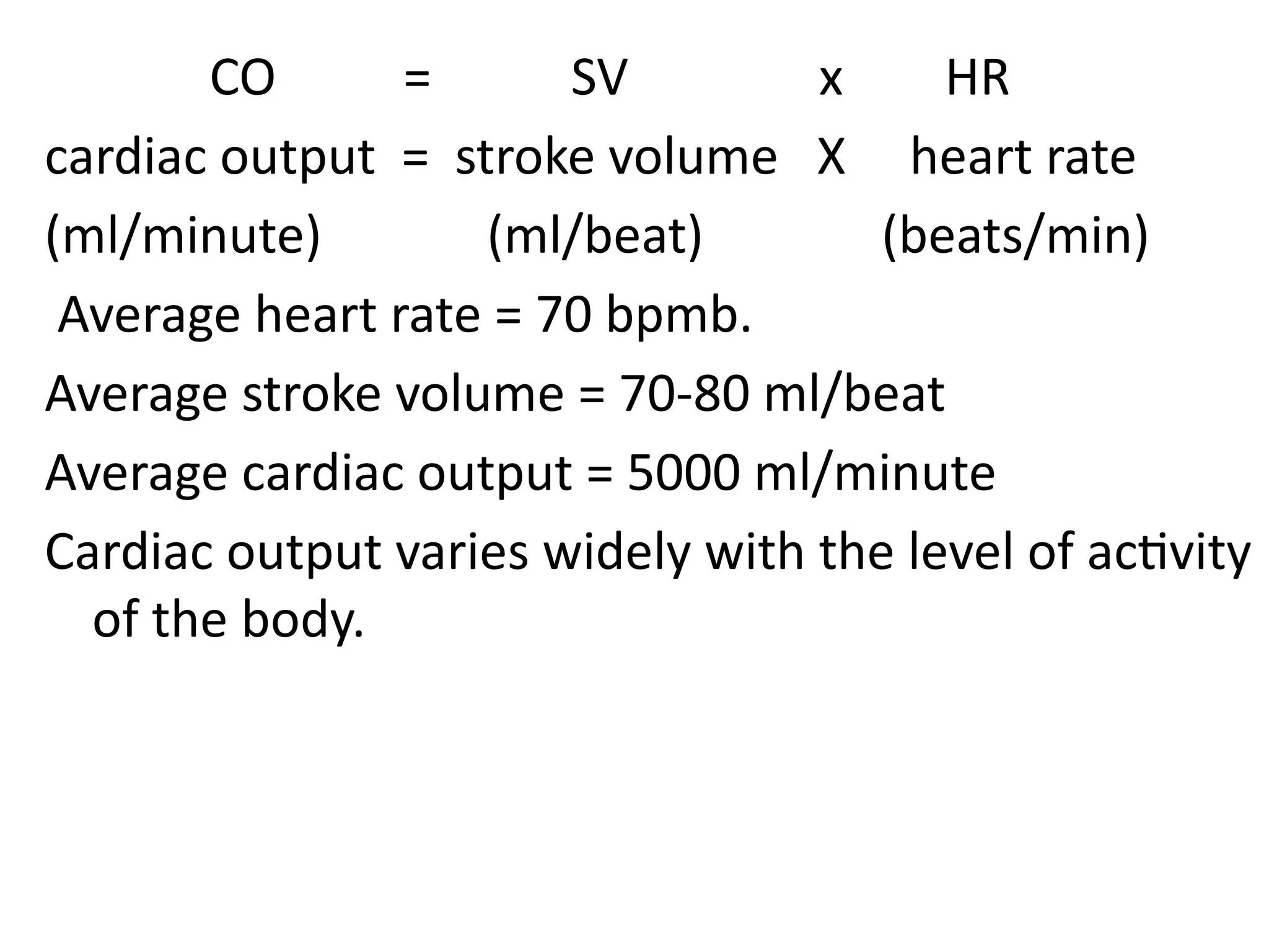 Cardiac Cycle, Cardiac Output presentation | PPTX