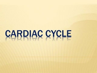 Cardiac cycle Physiology | PPTX