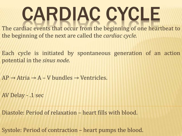 Cardiac cycle Physiology | PPTX | Heart and Cardiovascular Diseases ...