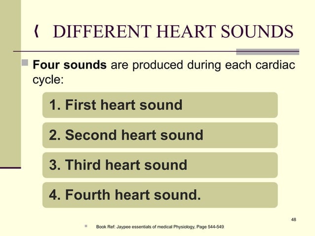 Cardiac Cycle, Heart Sounds, Cardiac Murmur. Physiology pptx | PPT