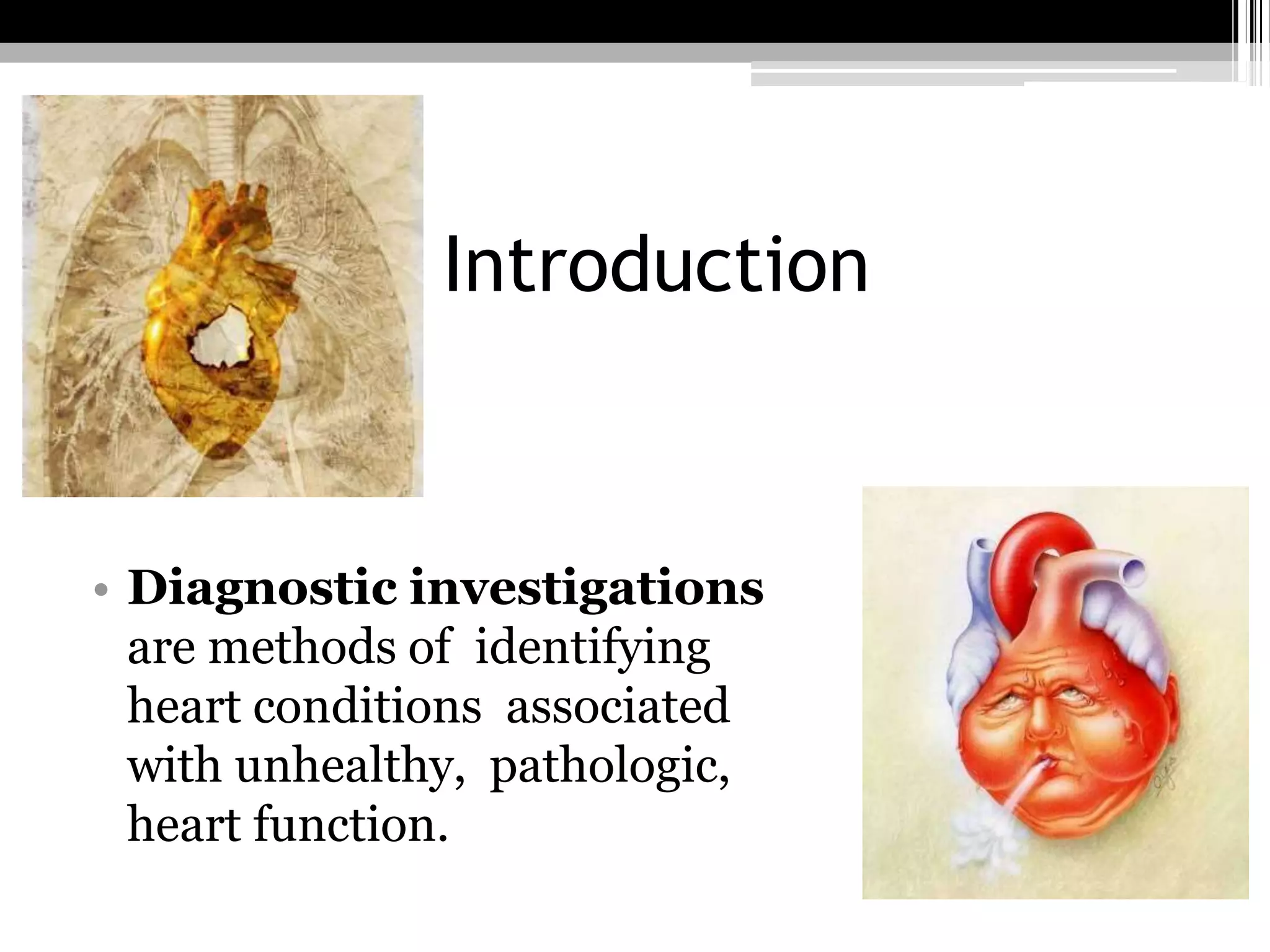 Cardiac daignostic test | PPT